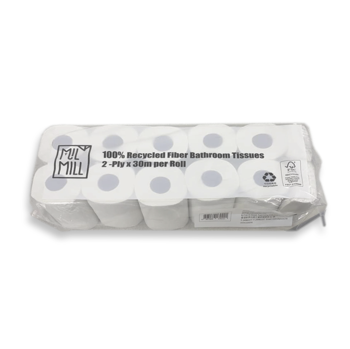 Mil Mill 喵坊再造紙-廁紙卷 (卷裝) / Mil Mill喵坊 / 香港收集．越南生產