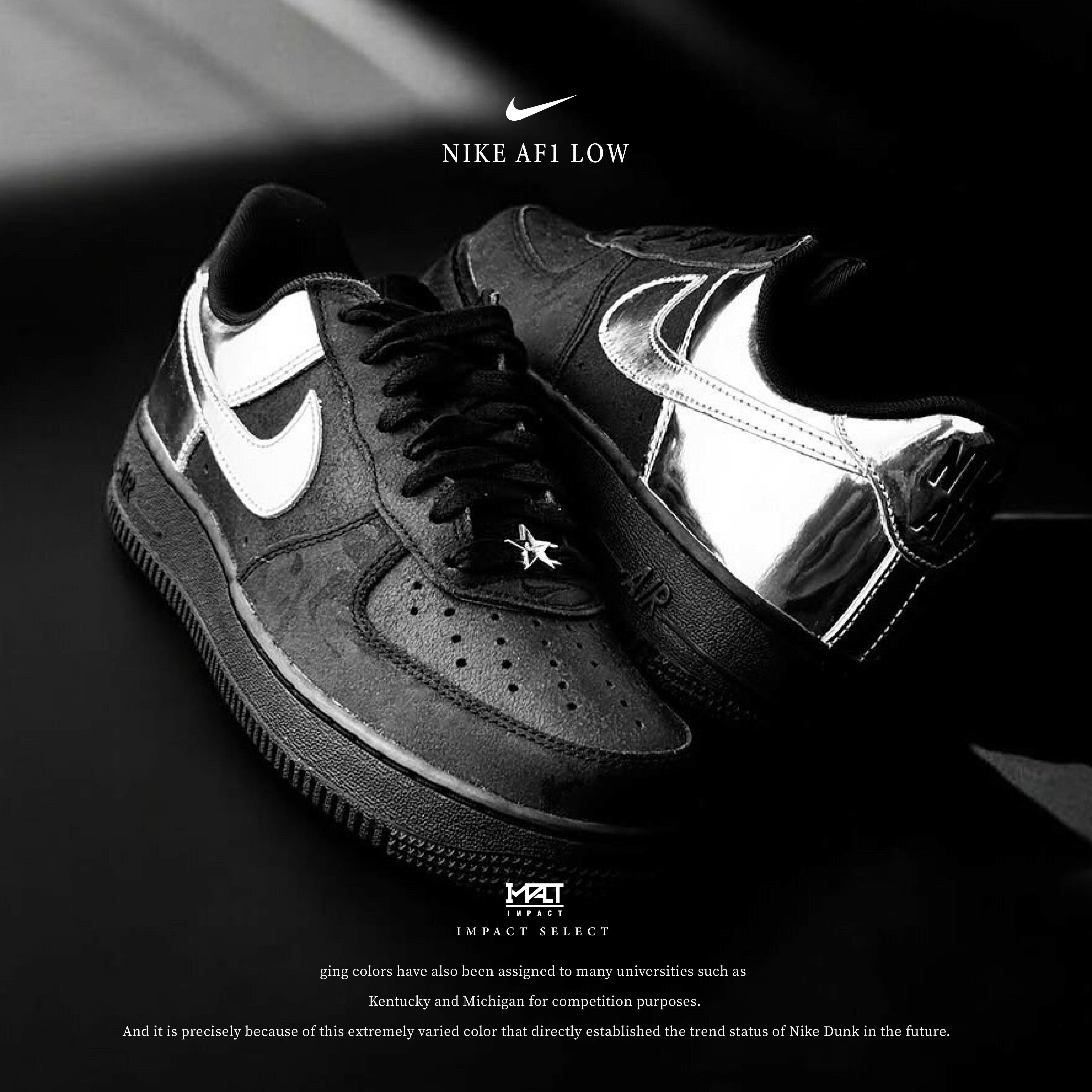 Nike Air Force 1 Low “All Star” AF1 全明星 電鍍銀 HF2885-001
