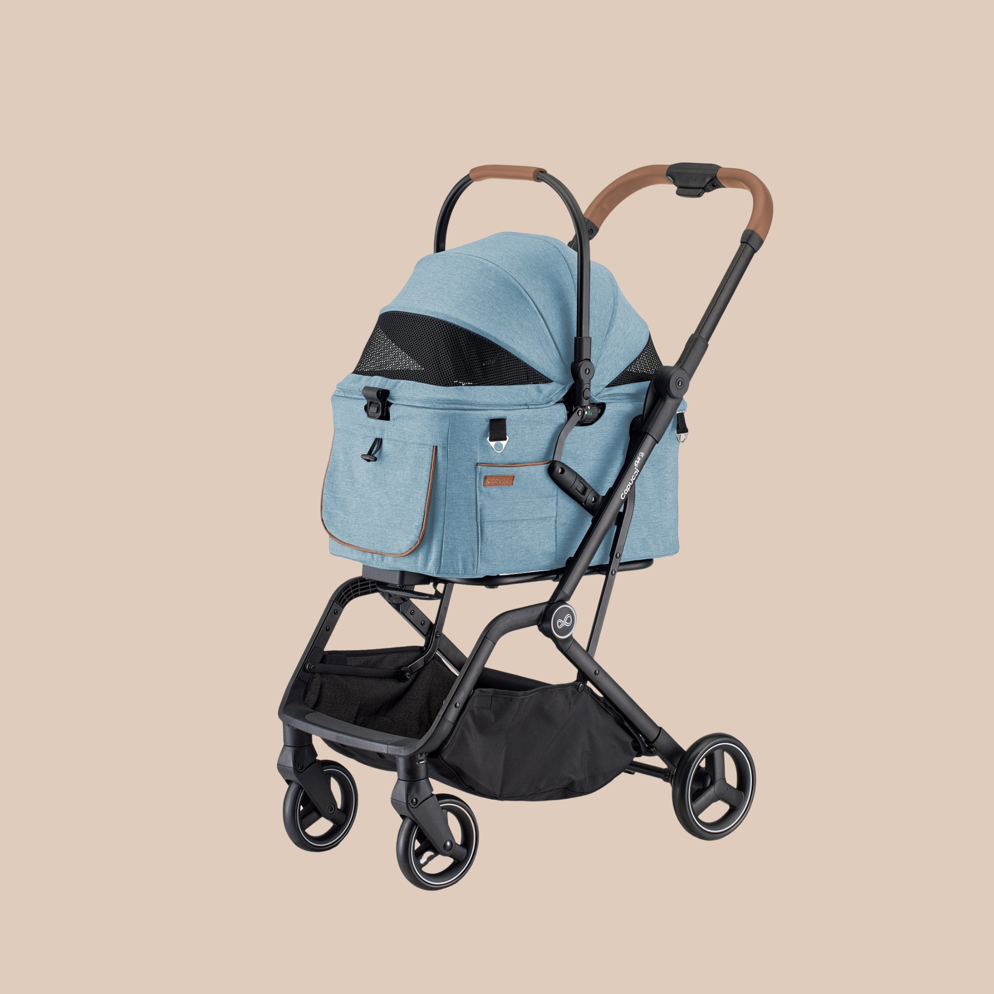 《卡普奇 Capucci pet》旅行者P3｜經典款＆特別款｜分離式提籃｜快速收合｜雙重防護｜HAPET好寵