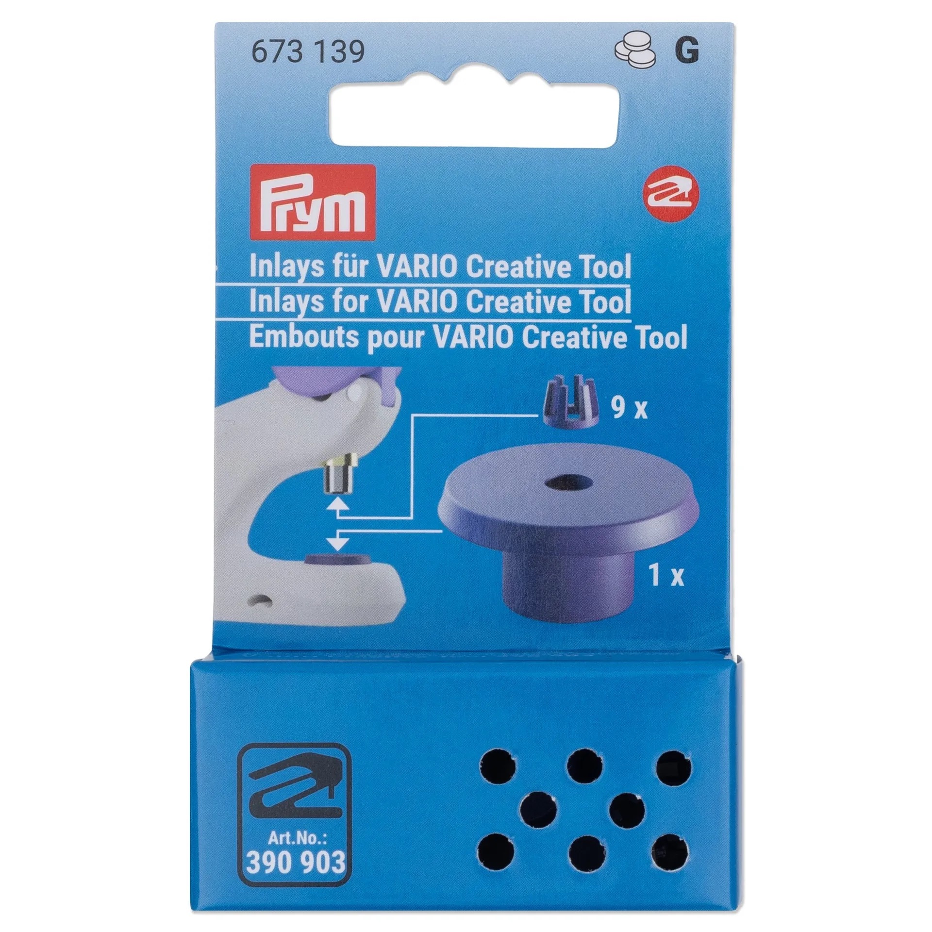 德國品牌 Prym VARIO創意工具 底座 10入 原裝固定配件替換裝 | 手作森林