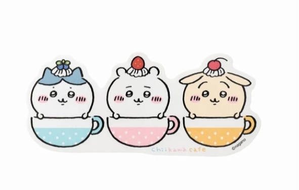 Chikawa Cafe 大貼紙 (Chikawa杯)