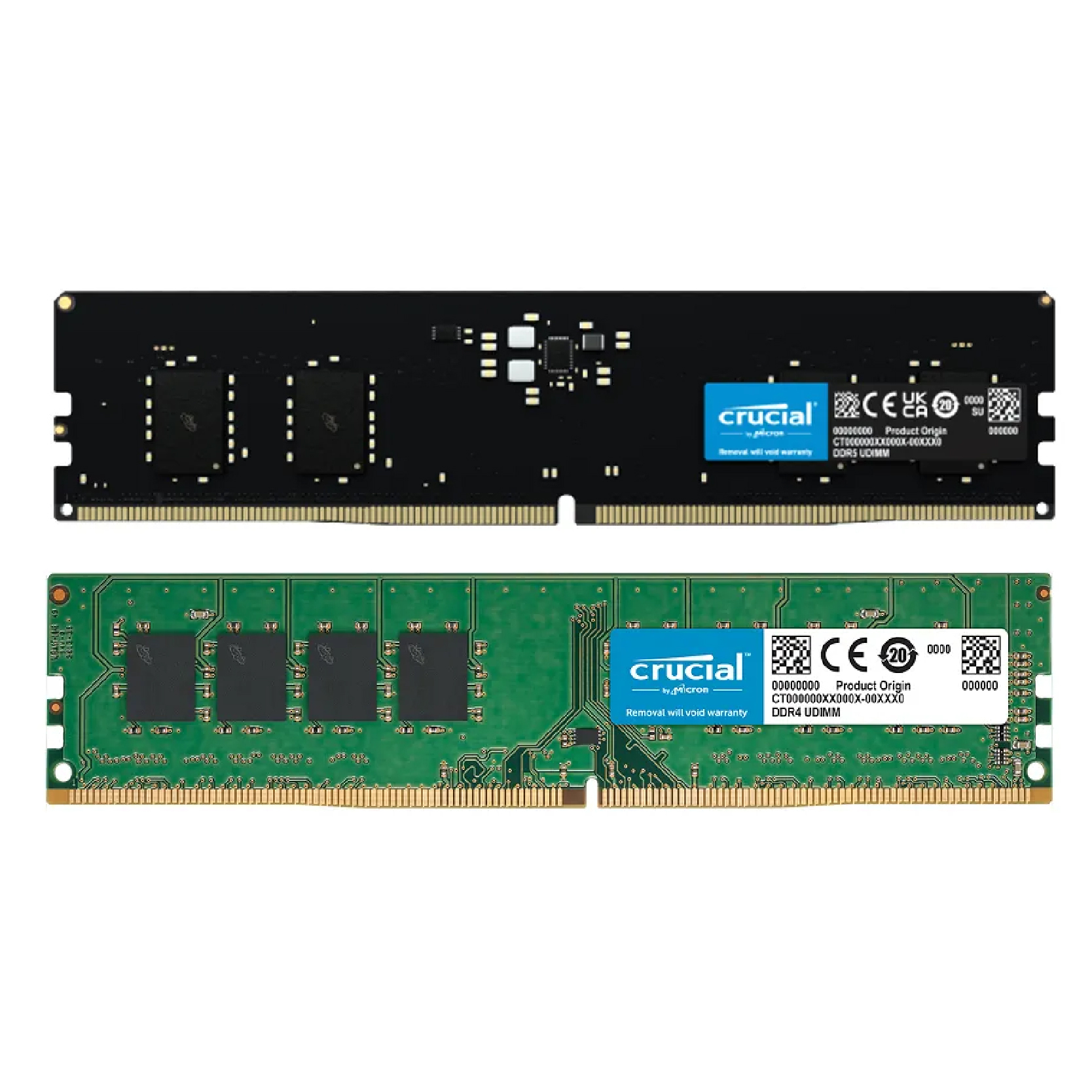 Micron 美光 16GB RAM DDR5 DDR4 4800 PC 記憶體 桌上型 電腦 16G