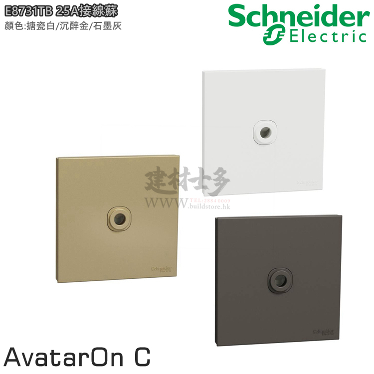 實價另議-施耐德AvatarOn C奐然 E8731TB 25A接線蘇