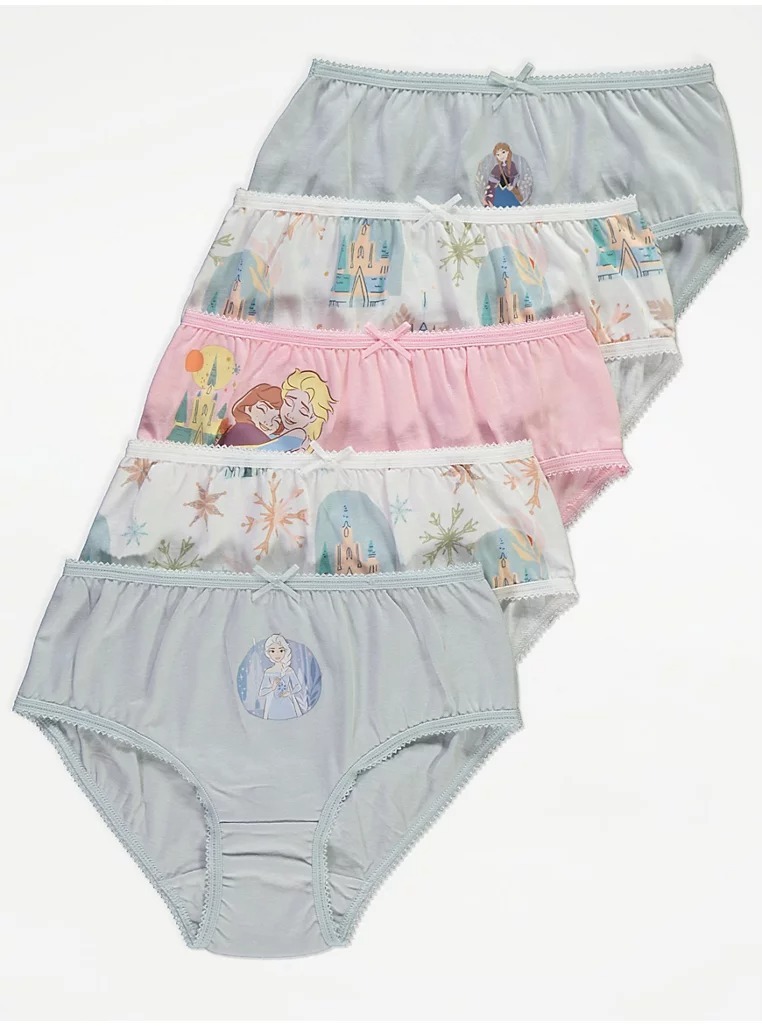 Disney Frozen Bow Briefs 5 Pack