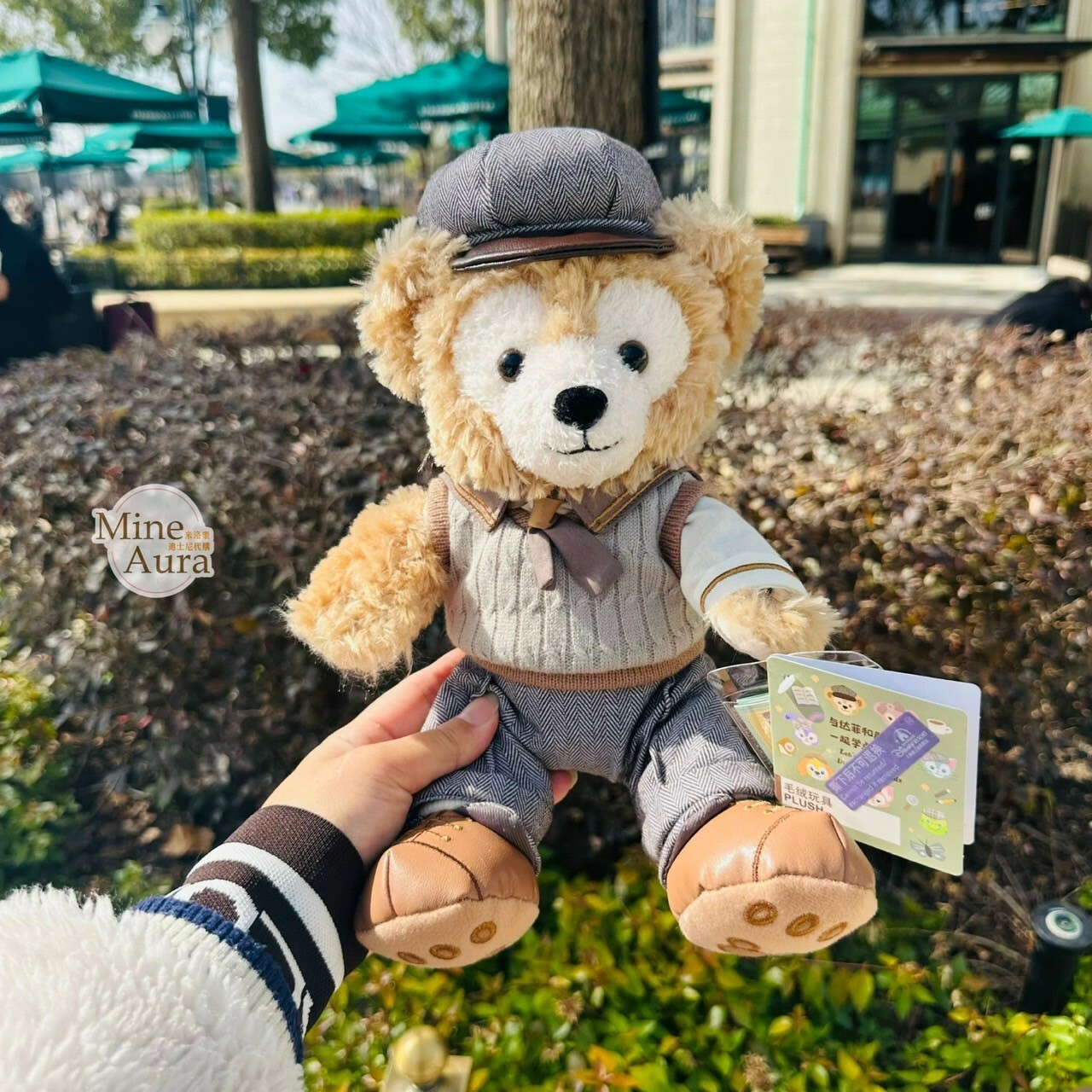 達菲 Duffy 與好友們 小小課堂系列 達菲 Duffy SS號 娃娃 玩偶 -上海迪士尼樂園