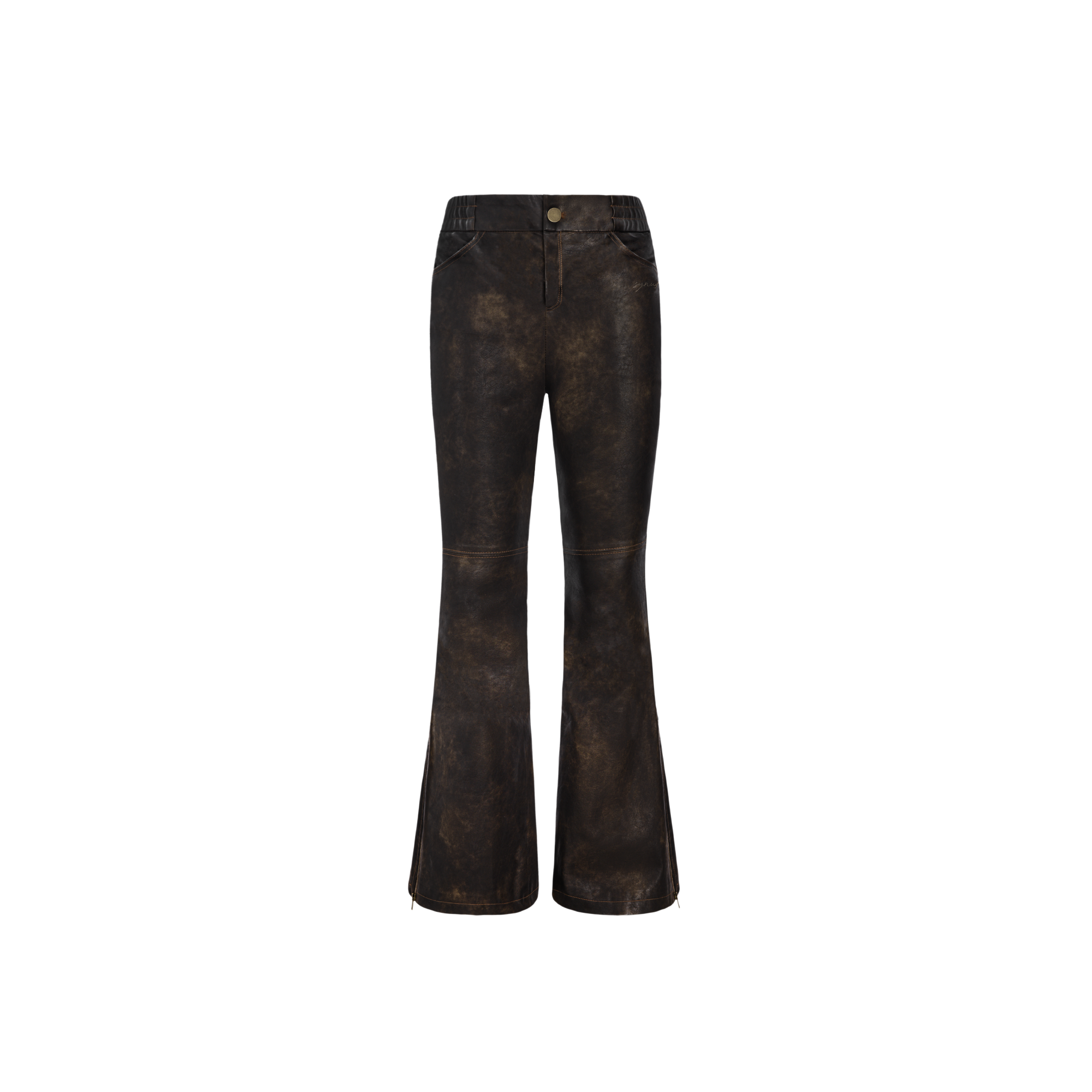 B-22 / SIDA FAUX-LEATHER PANTS
