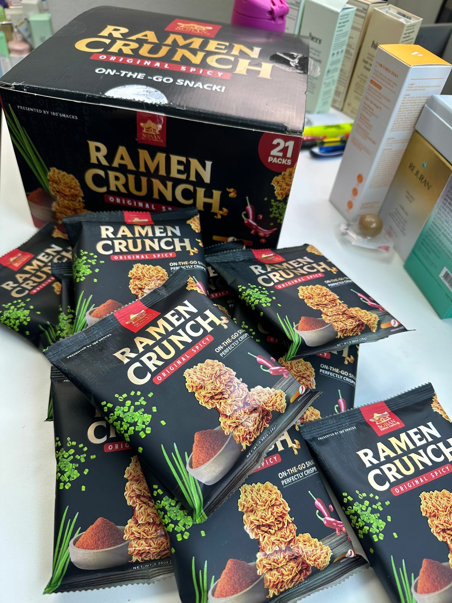 【直播】SOBAN RAMEN CRUNCH LL0211101 21小包裝脆脆面