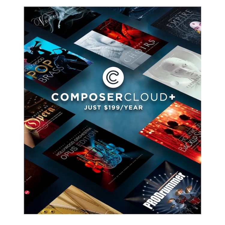 EastWest ComposerCloud Plus 全系列取樣音源 Plugins 一年期訂閱方案