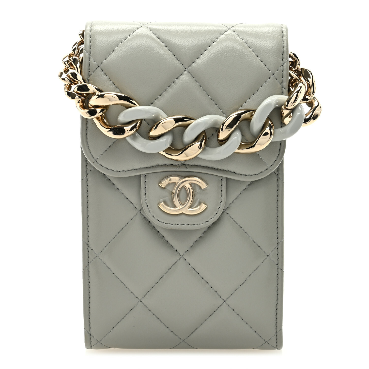 【未使用品】CHANEL 鏈條手提電話套 AP2379 E21941