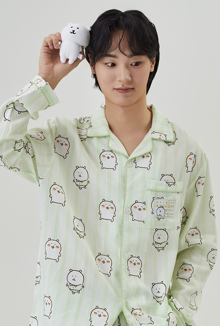 Damgom！SPAO Pajama Light Green