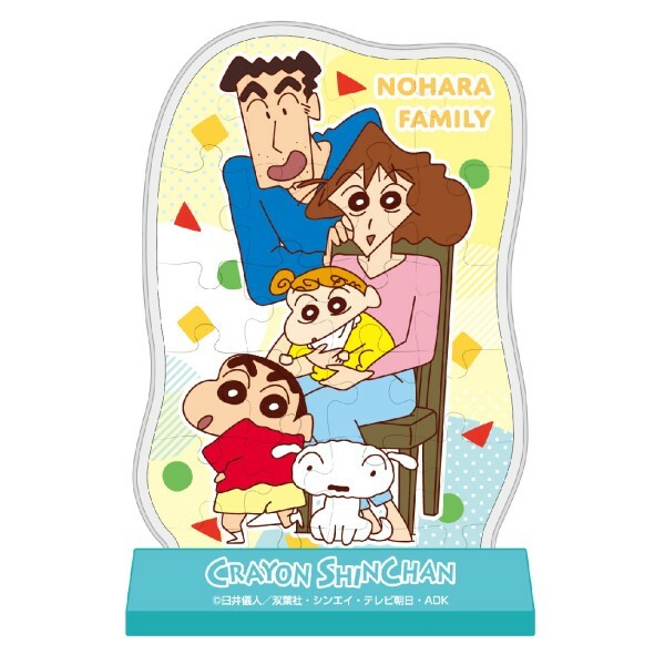 (預購) 日本 Ensky 蠟筆小新 野原一家 立牌24片拼圖(CC-ST 011)