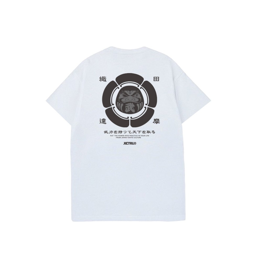 XCTRL 織田達摩紋短T-白