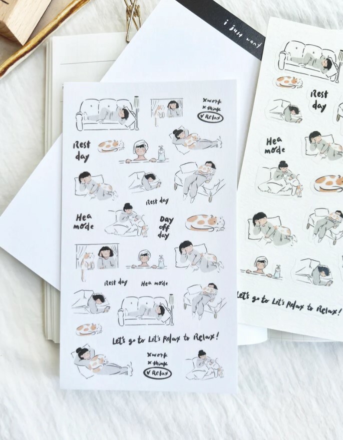 Paper goods by Dorie - Sticker Sheet - Miss Ng Yuk Vol.