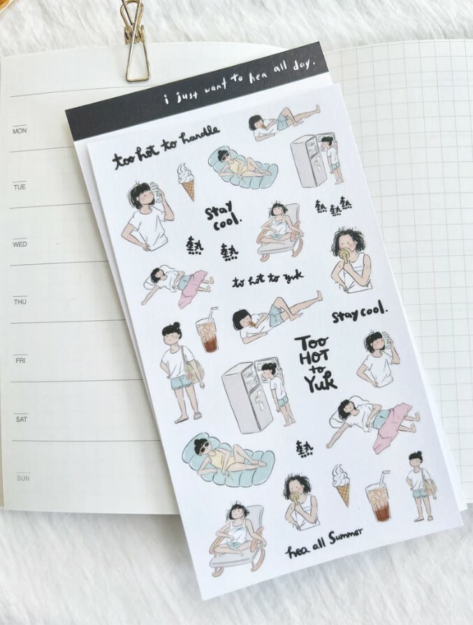 Paper goods by Dorie - Sticker Sheet - Miss Ng Yuk Vol.