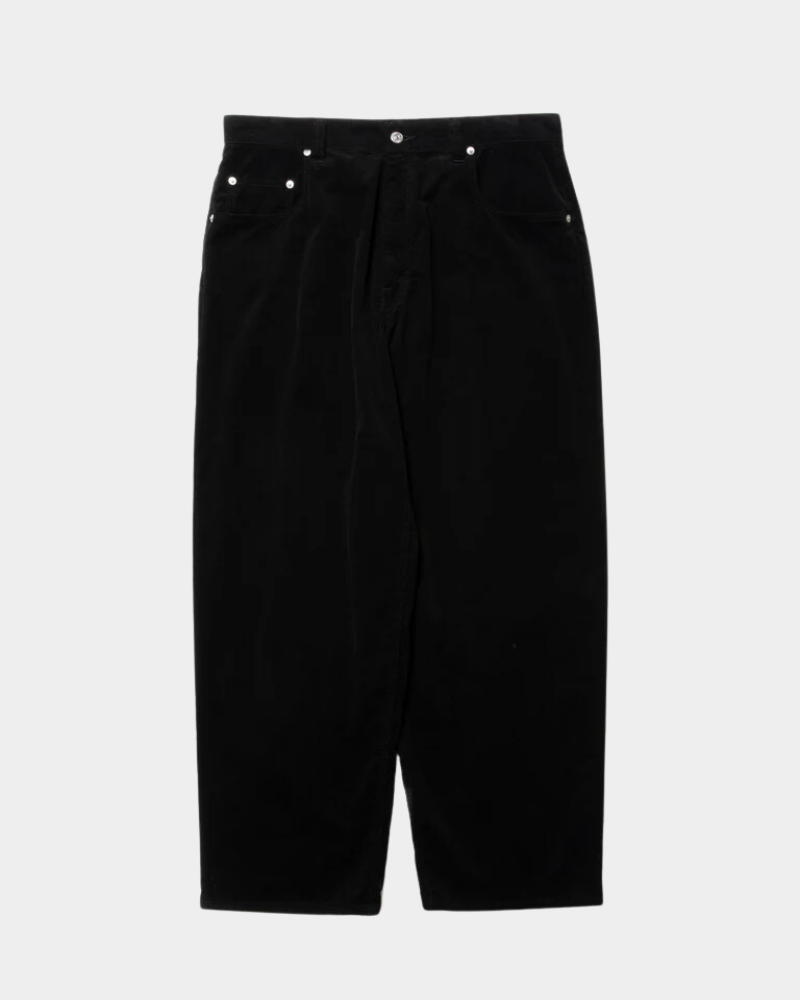 COOTIE PRODUCTIONS - 5 Pocket Corduroy Baggy Pants / BL