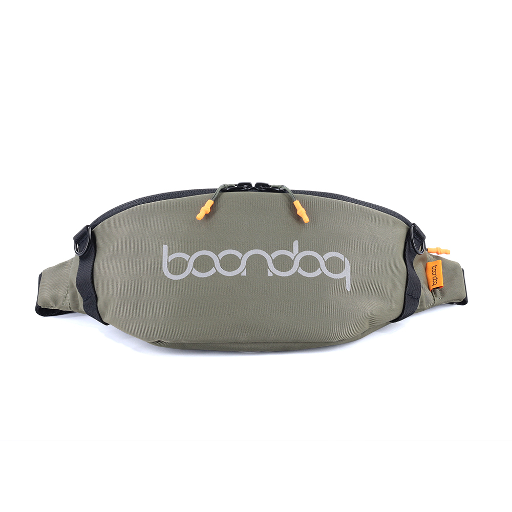 Boondog 單肩斜孭袋 - 橙綠色
