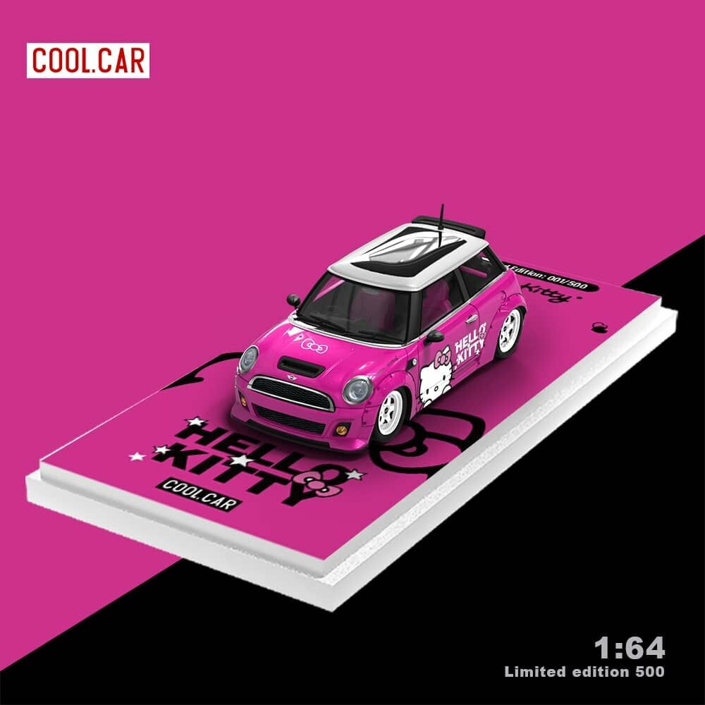 預訂:1/64 Cool Car Mini Cooper Hello Kitty Rose CC643636