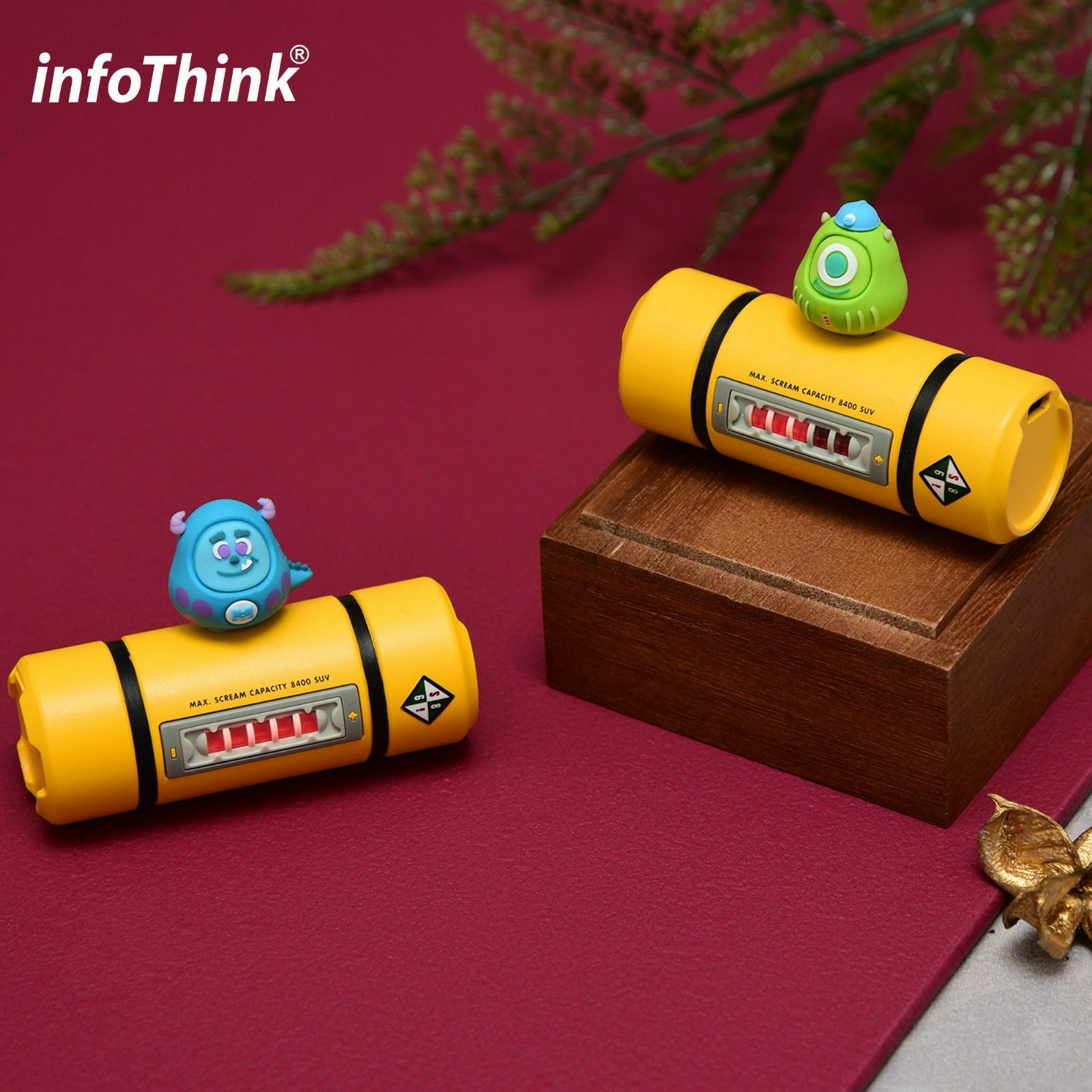 台灣infothink|迪士尼|怪獸大學|能量瓶行動電源|Monster Charge|叉電蛋|尿袋|