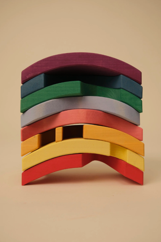 TOYTO｜Storyboard Rainbow 彩虹板積木組