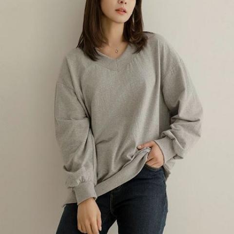 Aiko Mall | 韓國時裝 韓國女裝 | ely-sia 衛衣 AMFWD288931 | Kor...