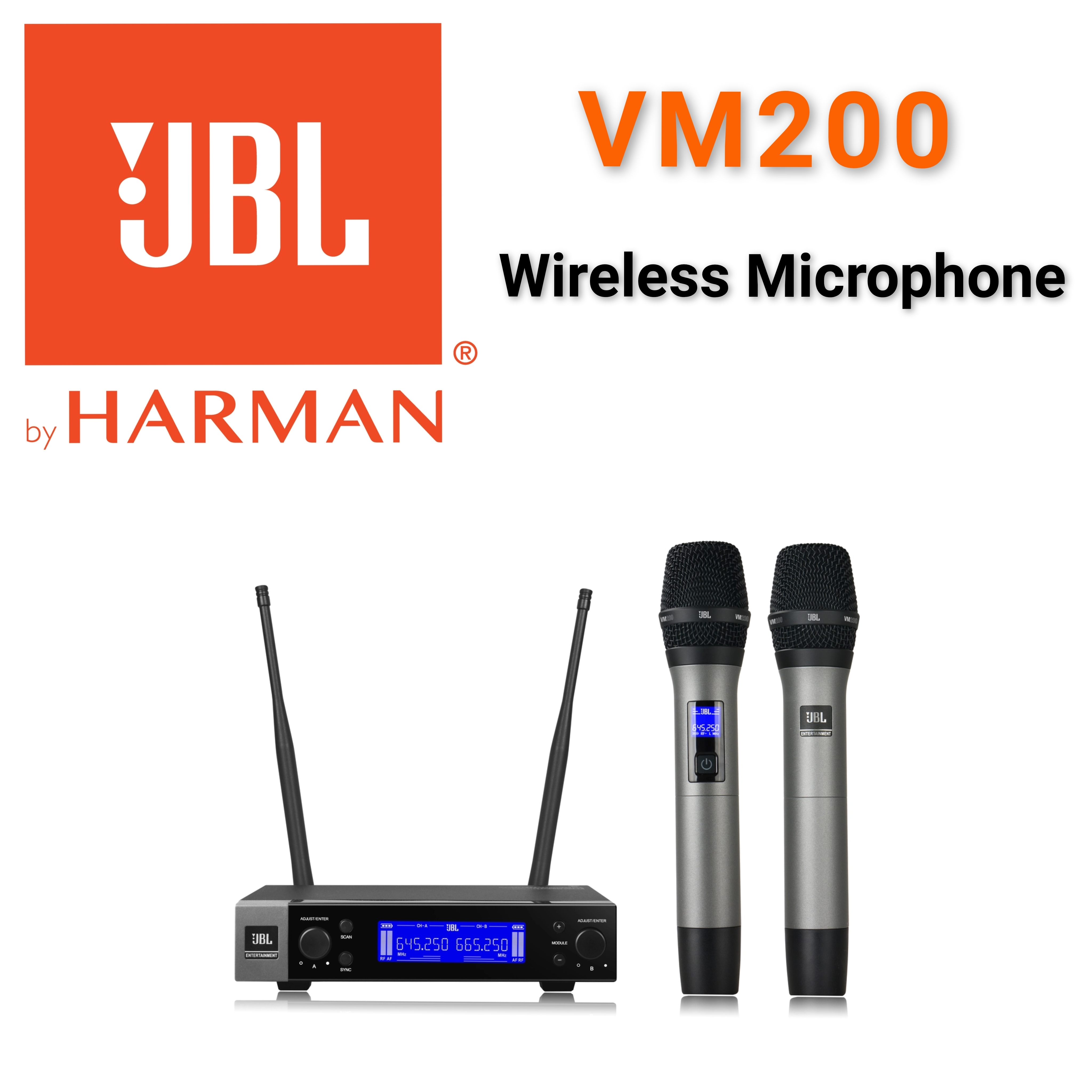 JBL VM200 JBL Wireless Microphone System JBL KTV無線咪