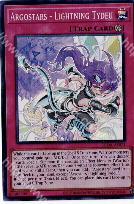 SUDA-AE071 (SR/SER/QCSE)Argostars - Lightning Tydeu