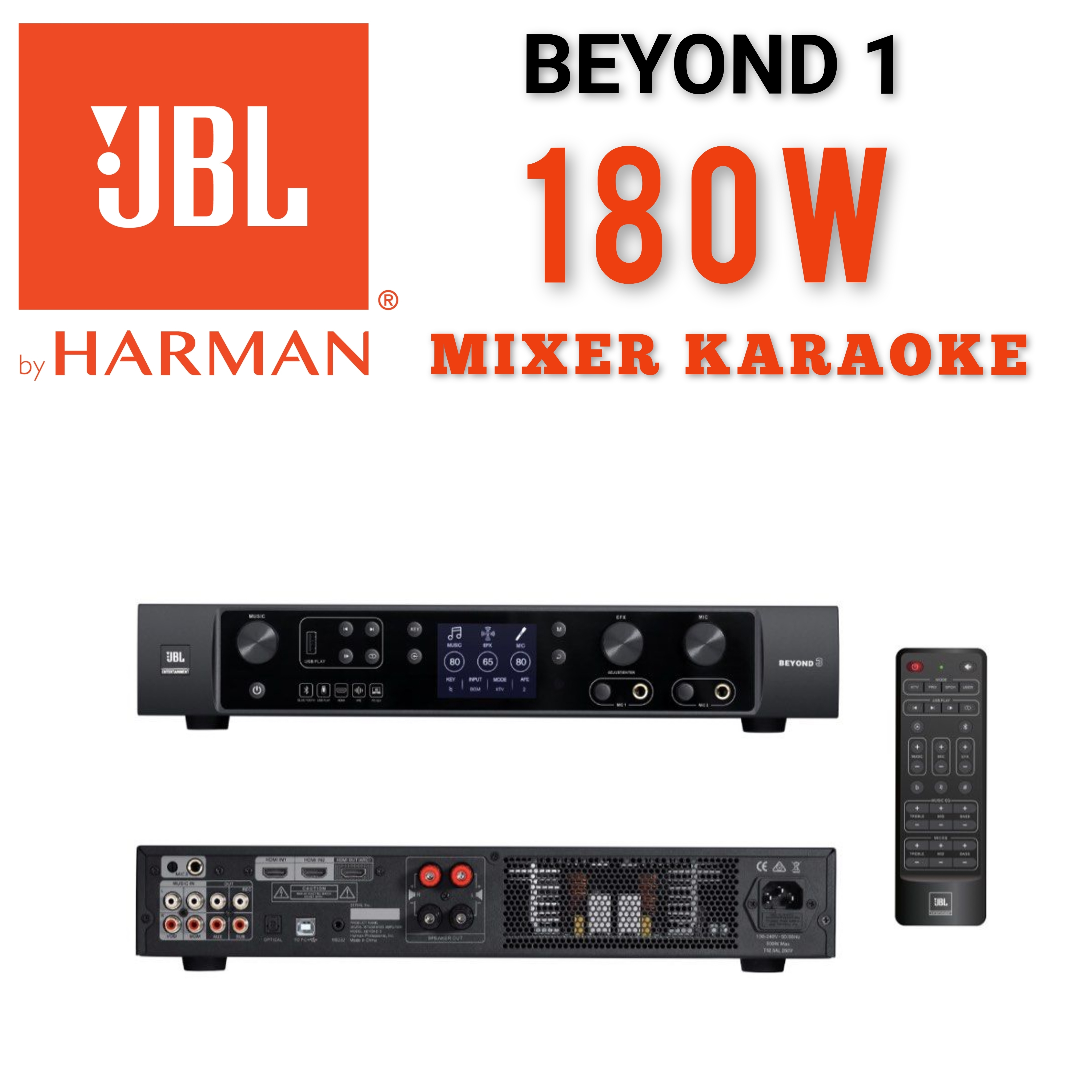 ⭐蝸居K房大腦⭐ JBL BEYOND 1 180W 數碼卡拉OK擴音機 - 支援 PC-GUI 調音