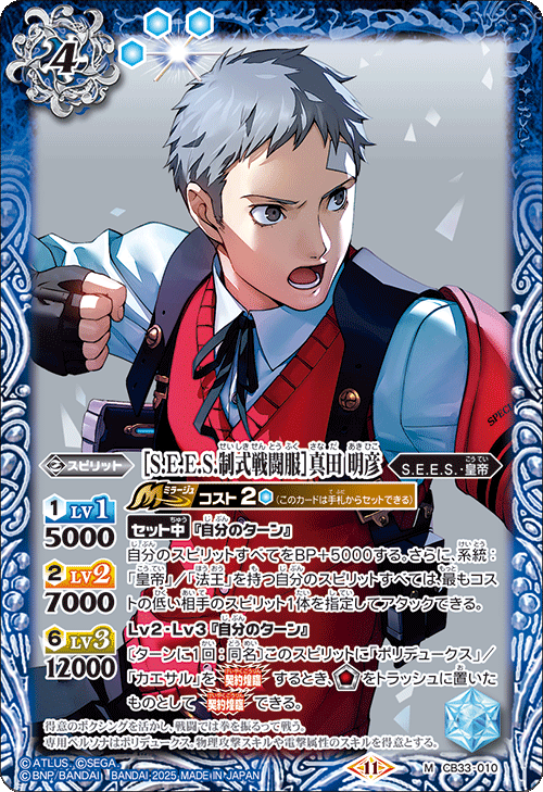 CB33-010 M [S.E.E.S.制式戦闘服] 真田 明彦