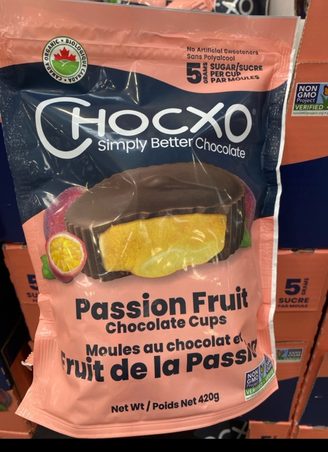 CHOCOX Passion Fruit Chocolate Cups 420g