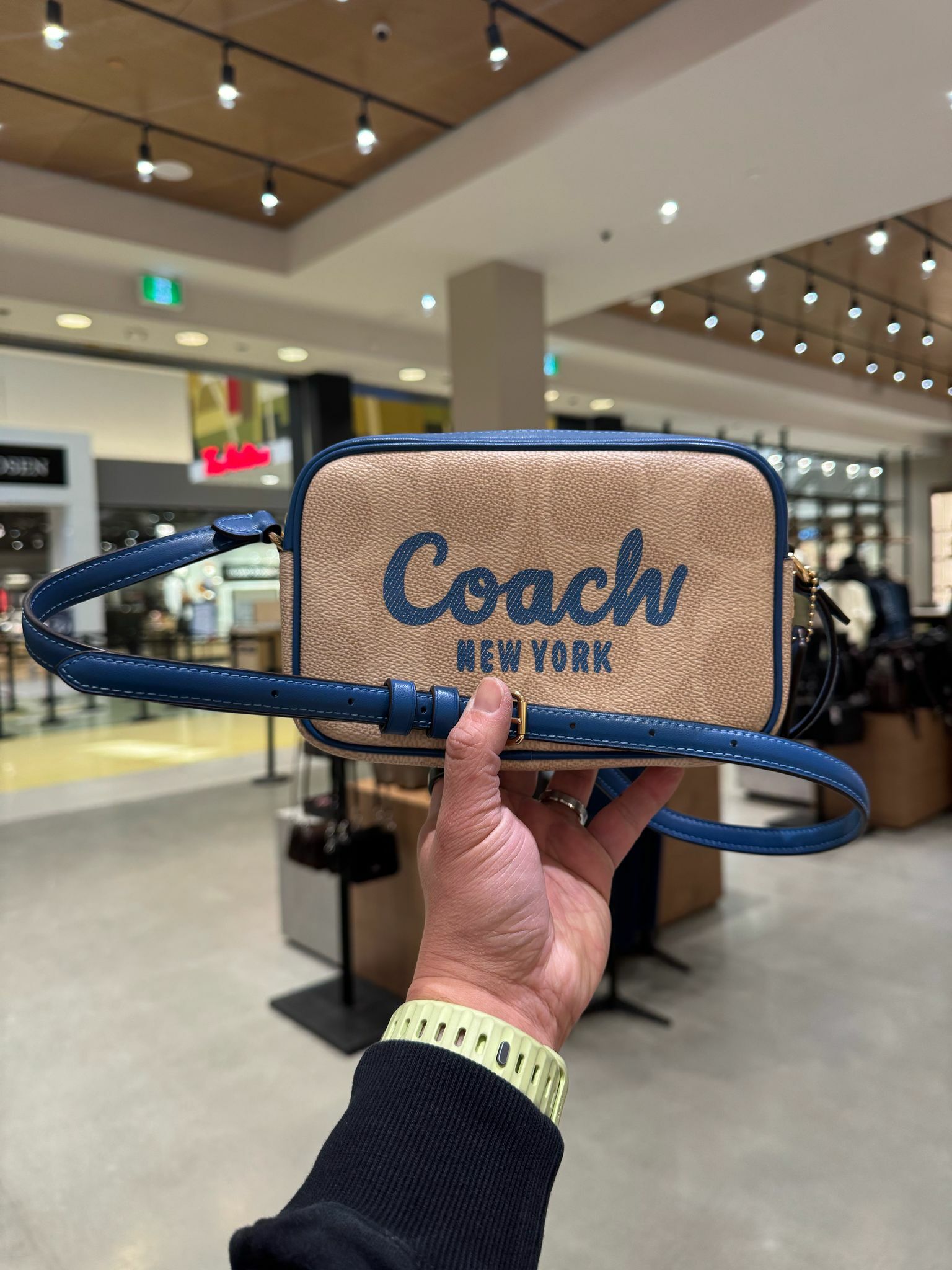 Coach Mini Jamie Camera Bag (Coach 字/ Pacific Bright Mi