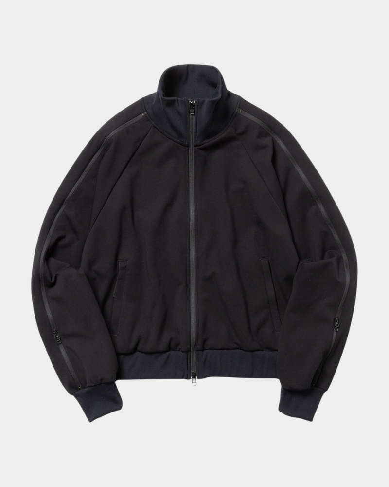 ROTOL - DOUBLE ZIP TRACK JACKET / BLACK