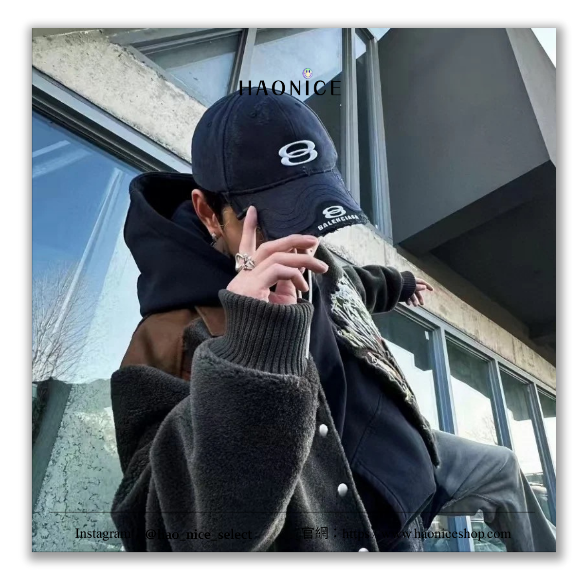 【HAO NICE】上海經銷商🔥Balenciaga 巴黎世家 經典徽標層次感鴨舌帽 棒球帽 刷破做舊