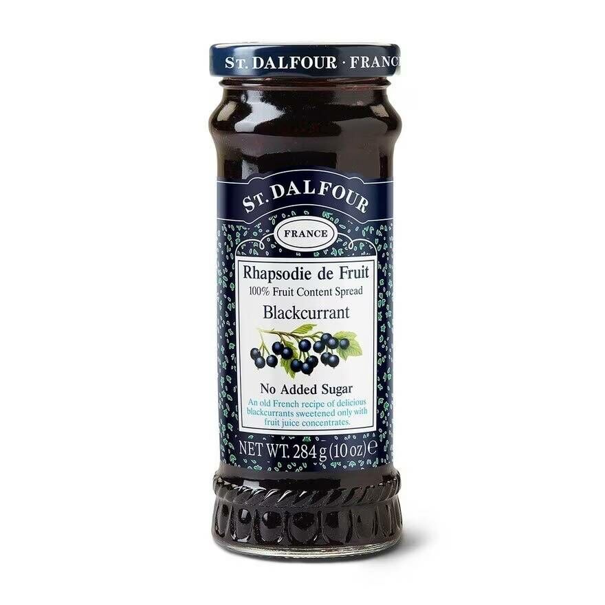 Blackcurrant Fruit Jam Spread 284g - ST. DALFOUR