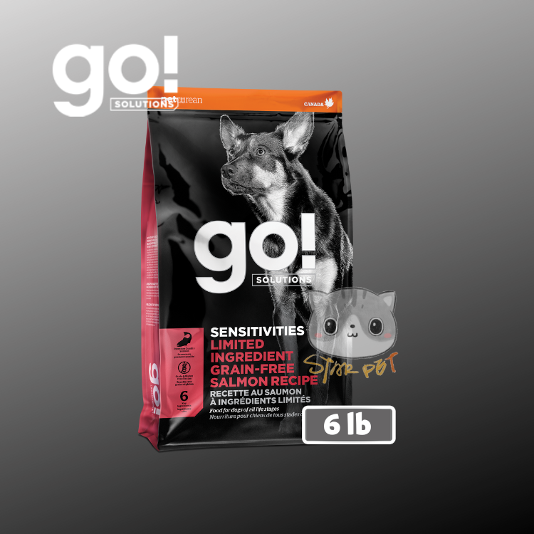 GO!狗糧 低敏美毛系列 三文魚狗糧配方 6lb l StarPetHK