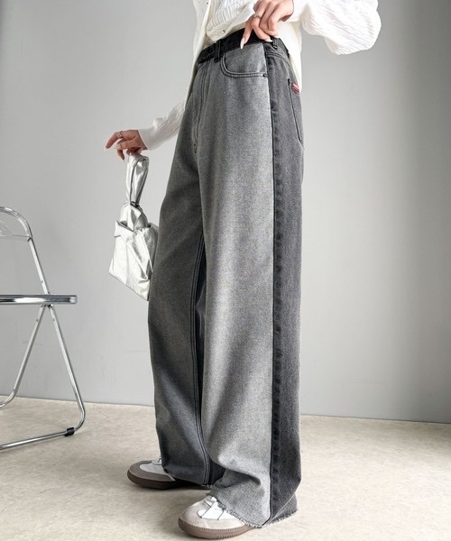 JaVa / wide denim pants