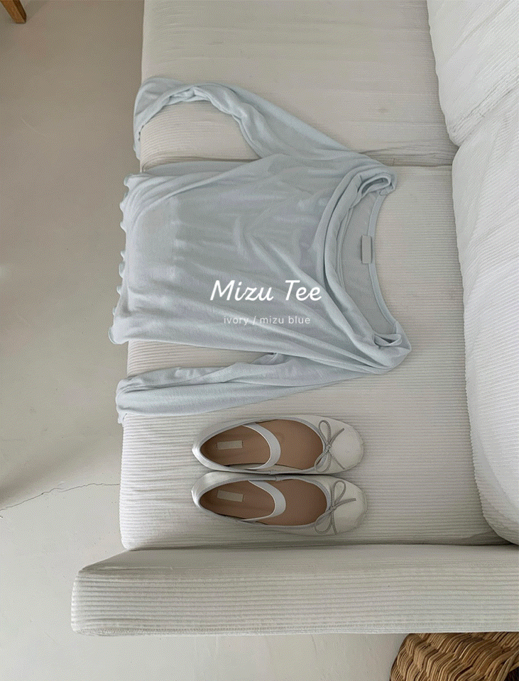 Mizu tee(2 colors)