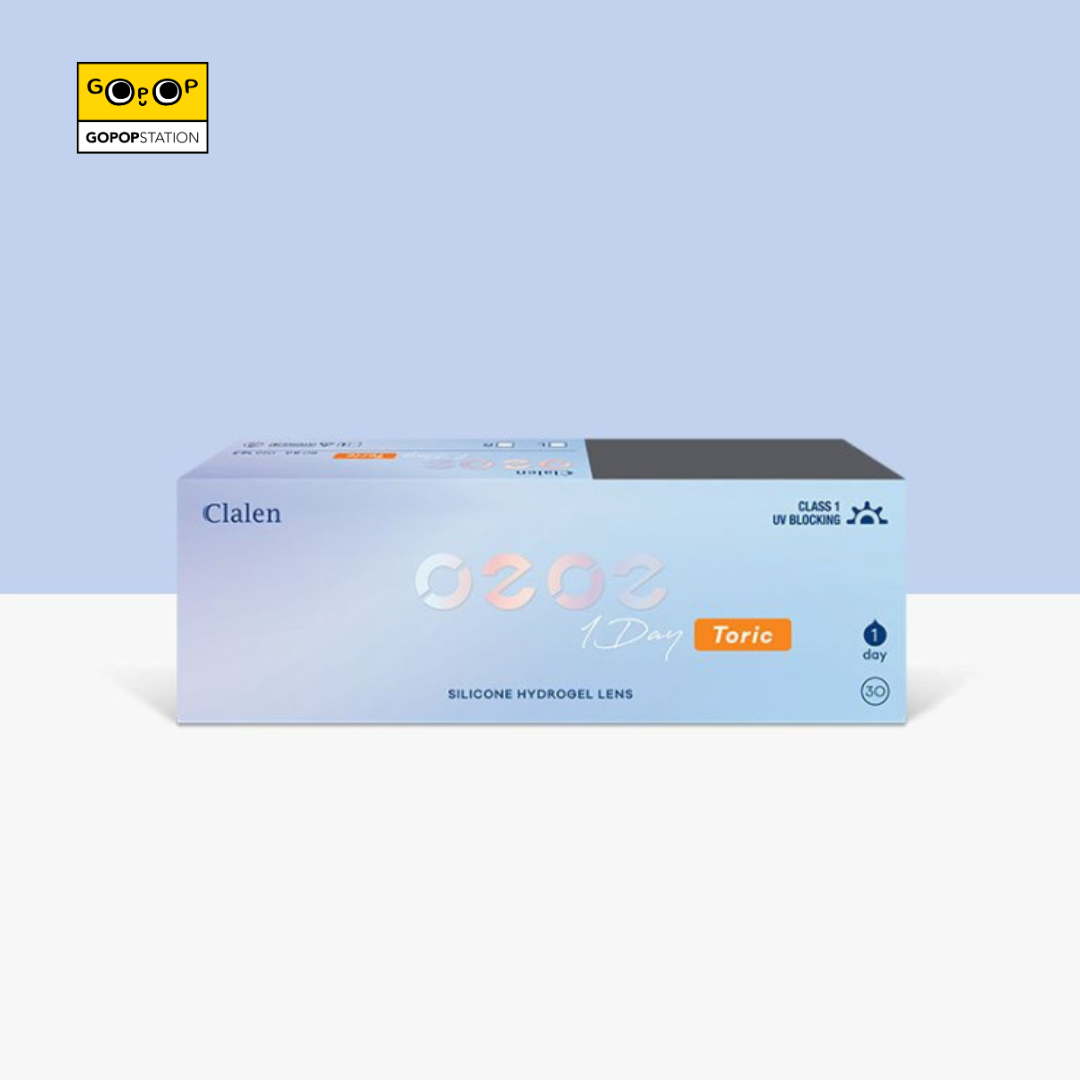Clalen O2O2 1 Day Toric 透明散光 (矽水凝膠)