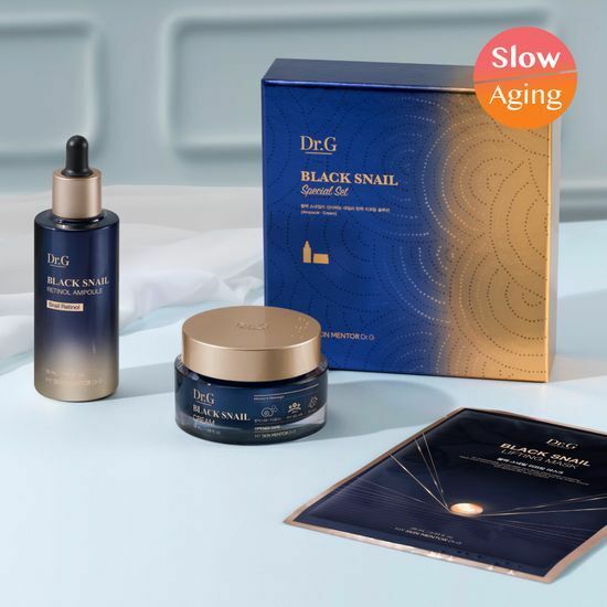 Dr.G Black Snail Cream 黑蝸牛霜 50mL+ Ampoule 50ml Set
