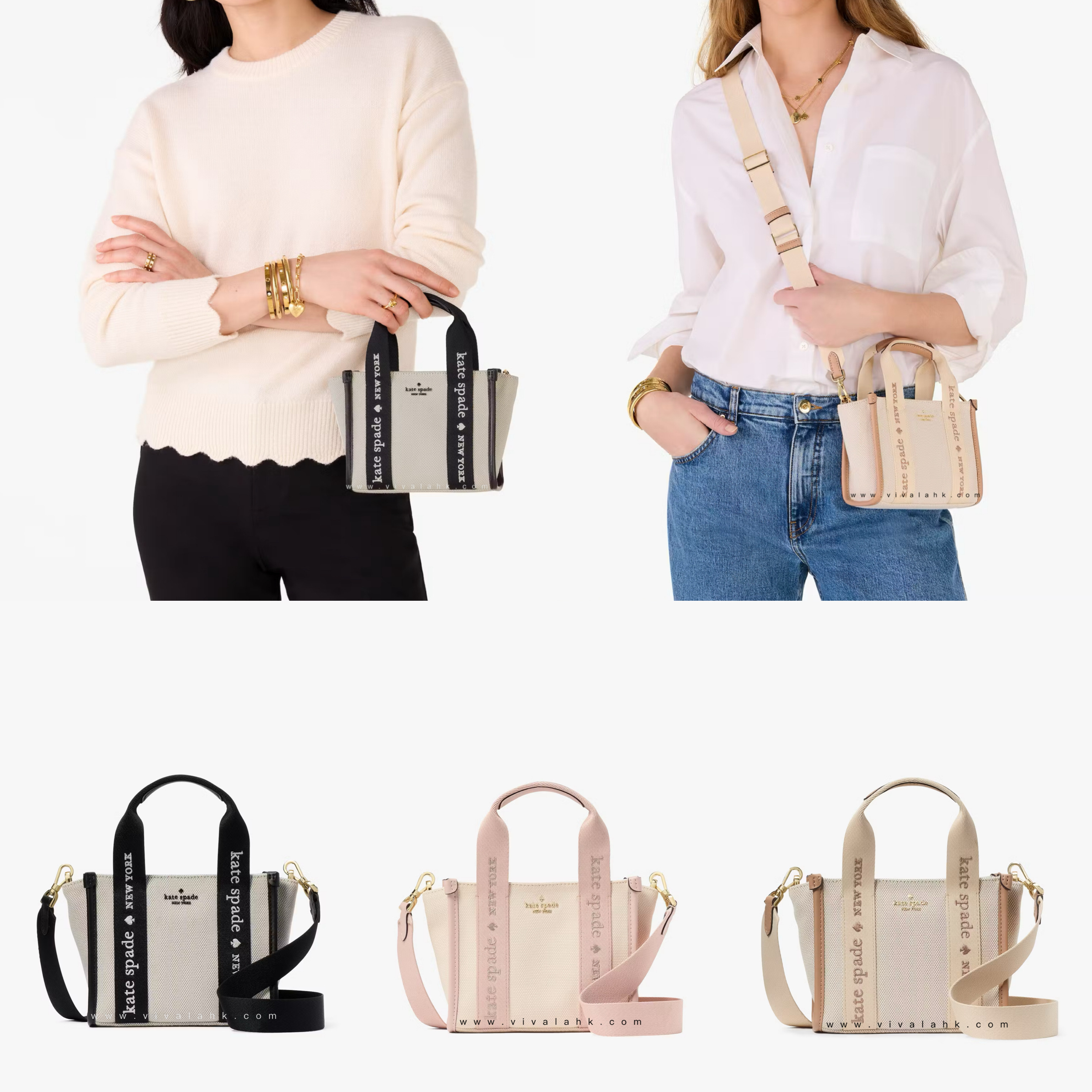 Kate Spade - Kip 帆布 Mini Tote (KL062)