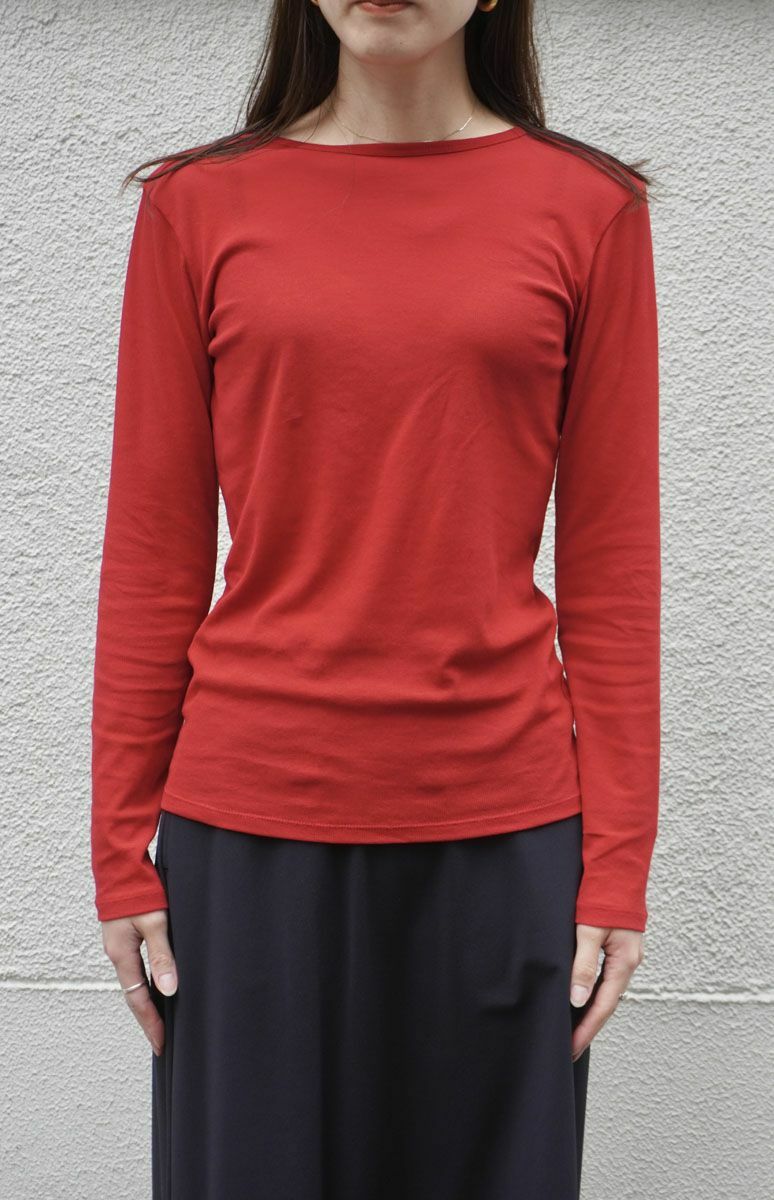 MY SHEER TELECO CREW NECK TOP (4COL)