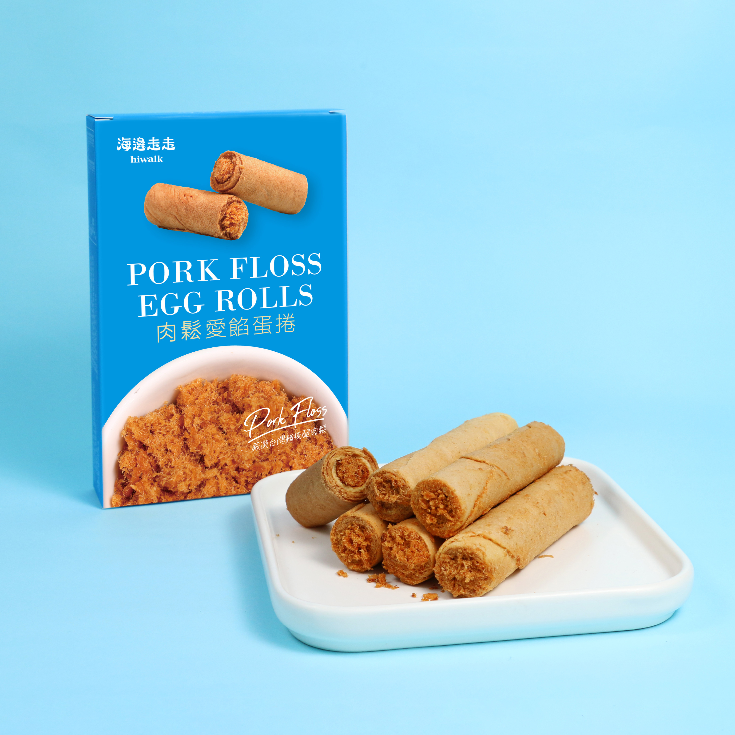 Pork Floss Egg Rolls (2 package)