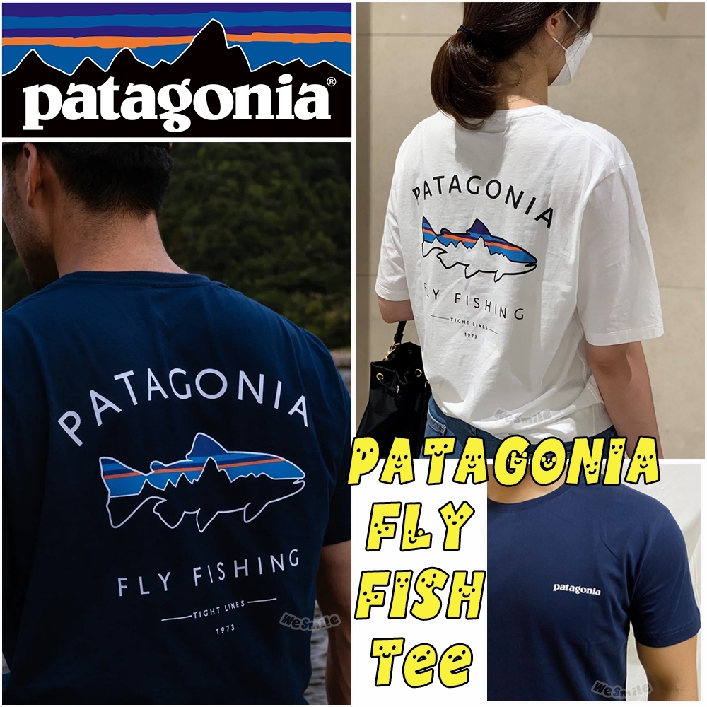Patagonia FLY FISHING LOGO 飛魚短袖Tee