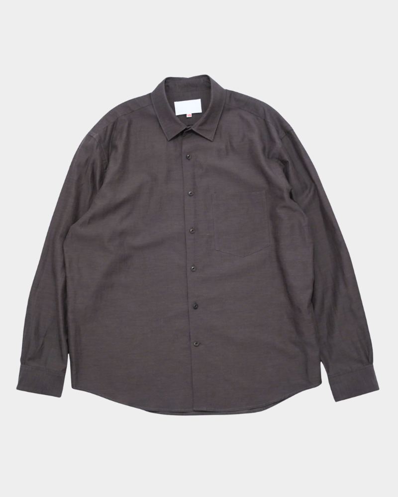 YOKO SAKAMOTO - FIT SHIRT / BROWN
