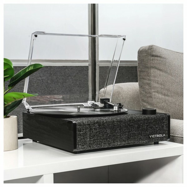 Victrola Eastwood II 內置揚聲器 一體化3速藍牙 黑膠唱盤