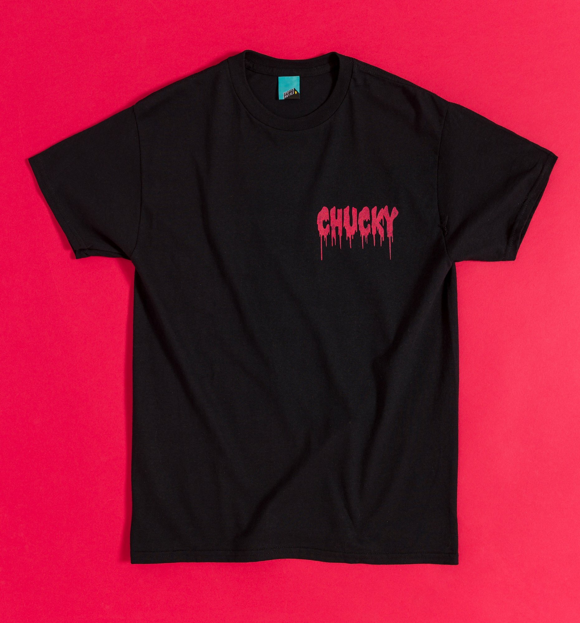 預訂款 Unisex 短Tee Chucky Dripping Logo 黑色