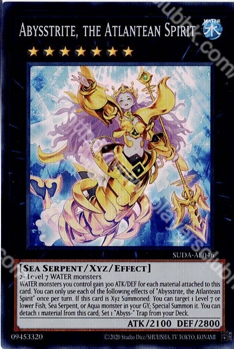 SUDA-AE046 (SR/SE/QSE)Abysstrite, the Atlantean Spirit