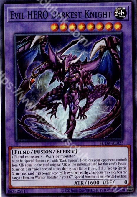 SUDA-AE033 Evil HERO Darkest Knight