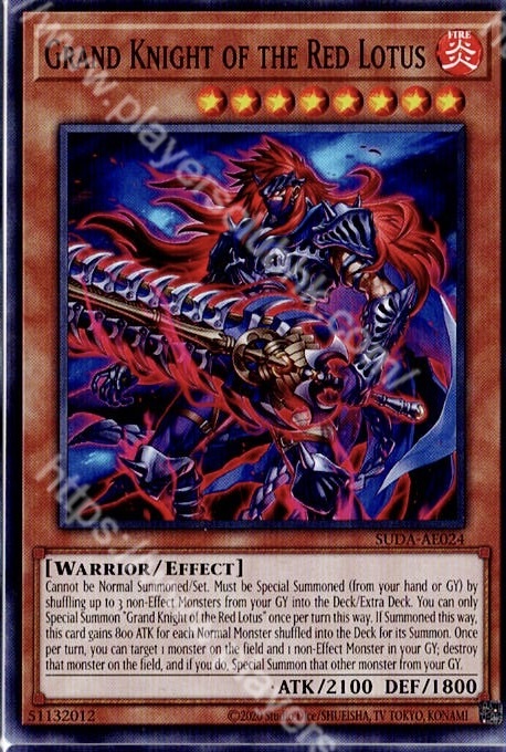 SUDA-AE024 Grand Knight of the Red Lotus
