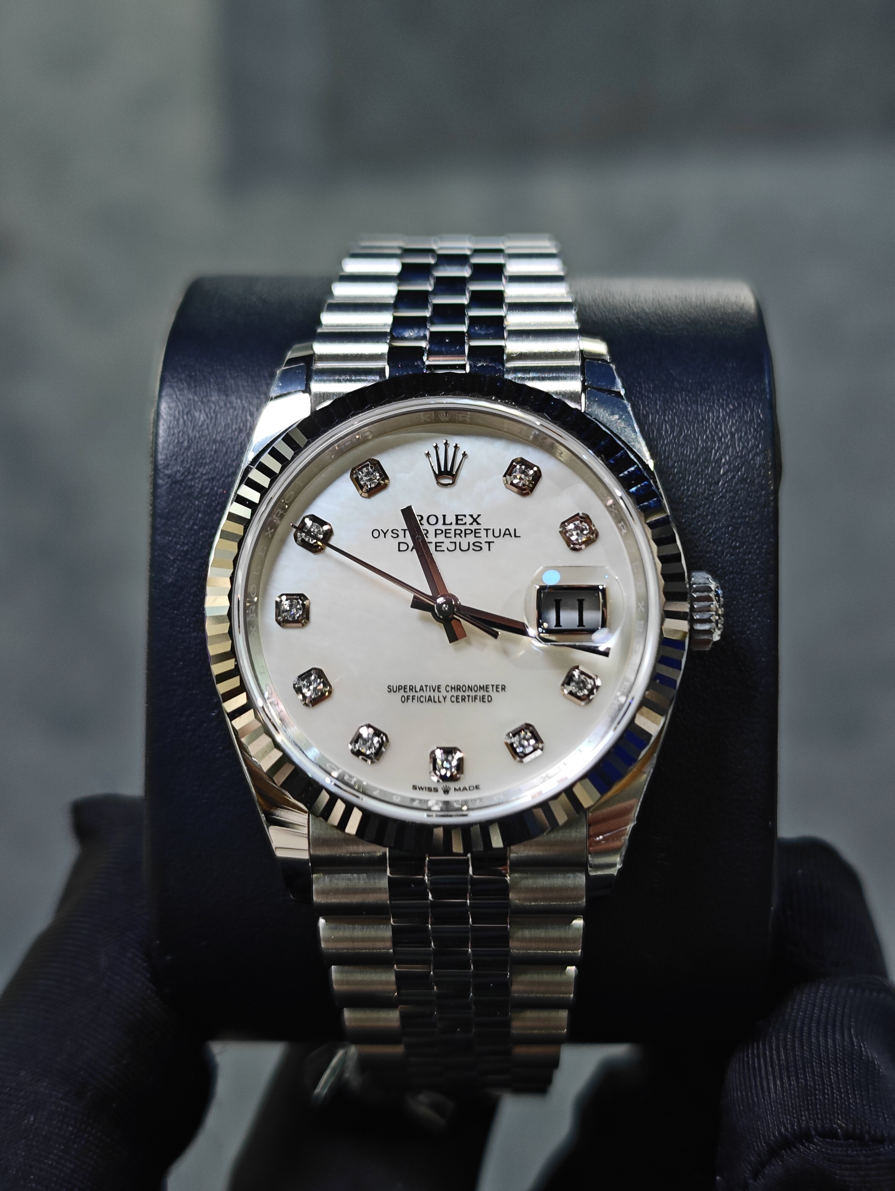 126234 | ROLEX MOP WHITE GOLD STEEL DATEJUST 36