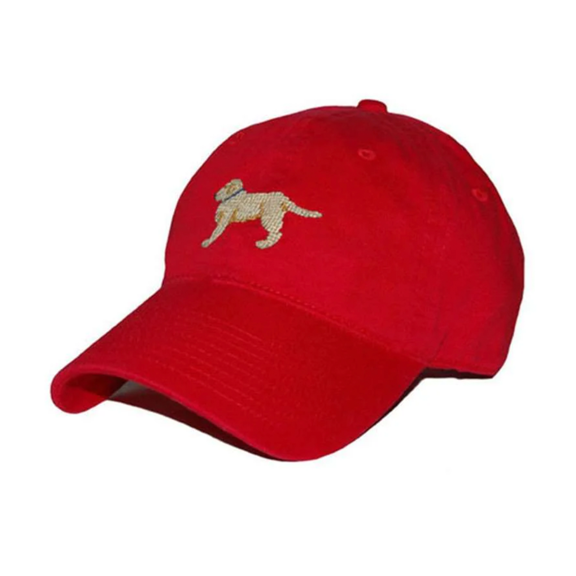 Smathers & Branson Yellow Labrador Hat Red